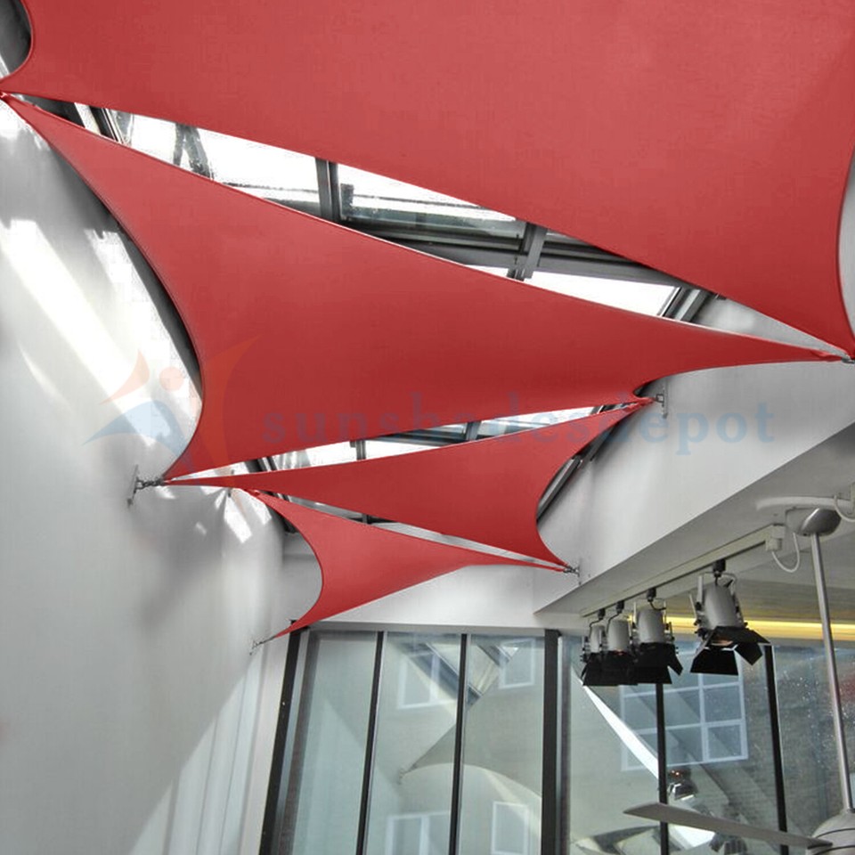 Sun Shade Sail Triangle Heavy Duty Canopy Cover for Outdoor Patio ...