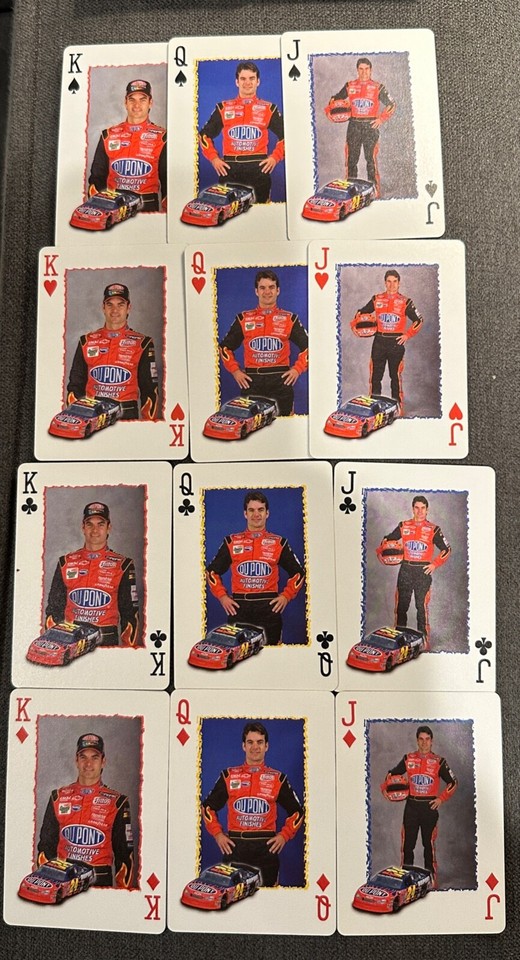 Bicycle Playing Cards Sports Coll. 2001 Jeff Gordon #24 NASCAR RACING ...