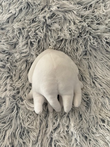 Nintendo Mario Kart Blooper Ink Squid Plush Stuffed Animal White Black ...