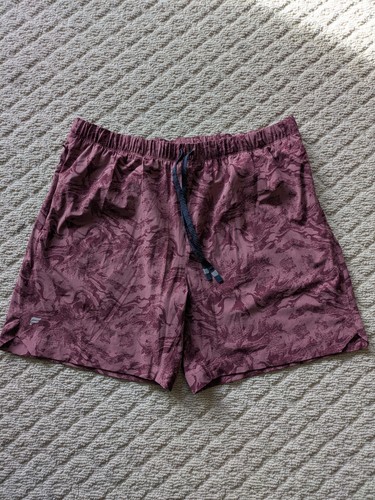 Fabletics The One Mens XXL Patterned Athletic Shorts 38" Waist 7 ...