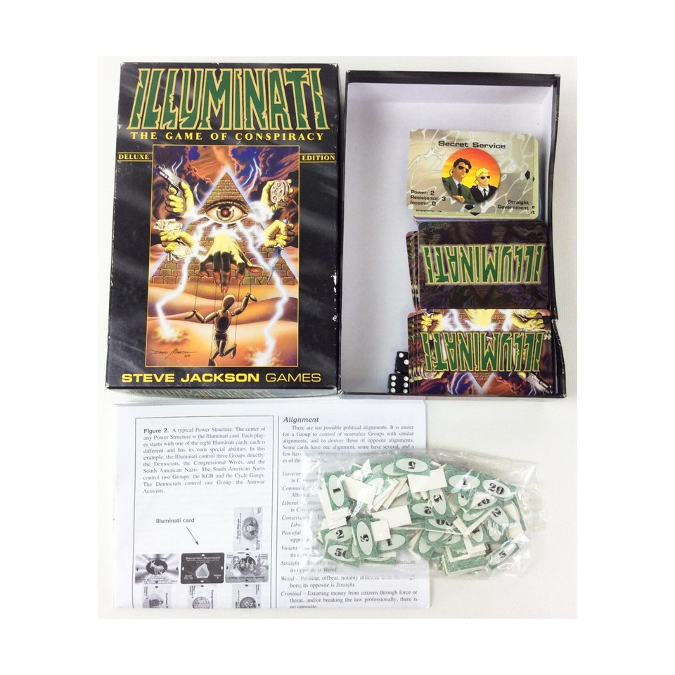 SJG Illuminati Illuminati (Deluxe Ed, Reprinted Small Box Version) w ...