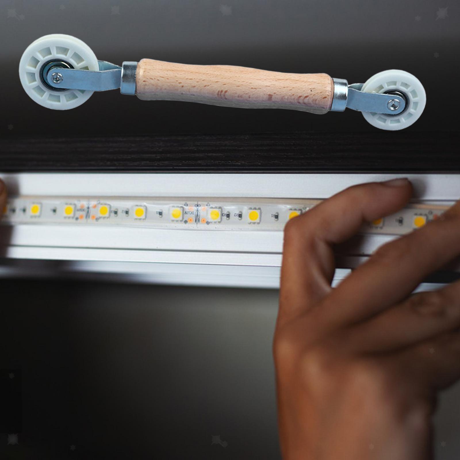 6X LED Strip Channel Roller Tool Fixing Auxiliary Tools Sturdy LED ...