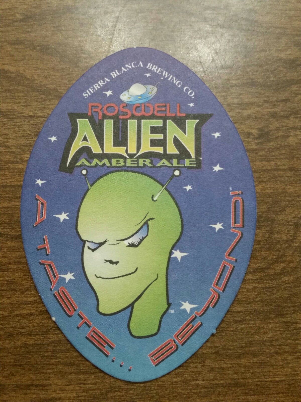 Roswell Alien Amber Ale Coaster | eBay