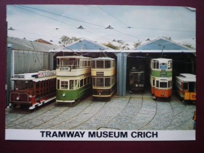 POSTCARD TRAMWAY MUSEUM CRICH | eBay UK