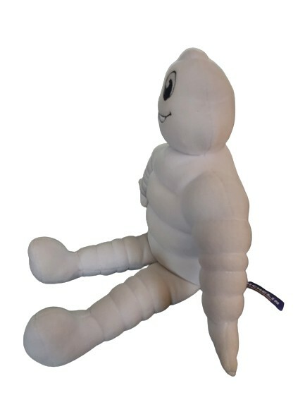 Michelin Man Plush Tire Advertisement 13" White Promotional Stuffed Toy ...