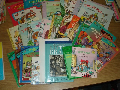 Mercer Mayer lot of 20+ kids books Little Critter/Great Brain/poster ...