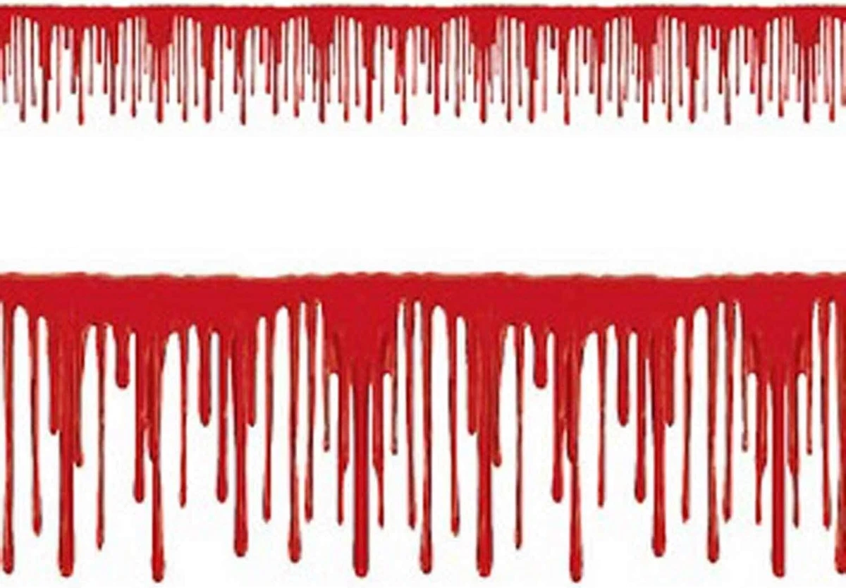 Blood Dripping On Wall