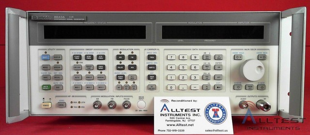 HP Agilent 8643A Synthesized Signal Generator .26MHz to 1030MHz for ...