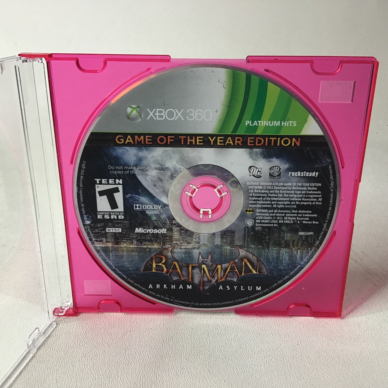 Batman: Arkham Asylum Game of the Year Edition - Microsoft Xbox 360 ...