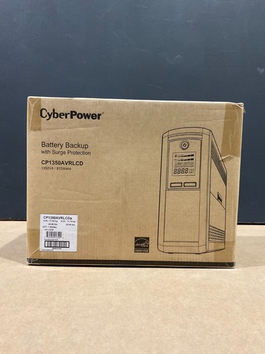 CyberPower 1350VA CP1350AVRLCD Battery Backup ️️ ️ BRAND NEW! SEALED ...