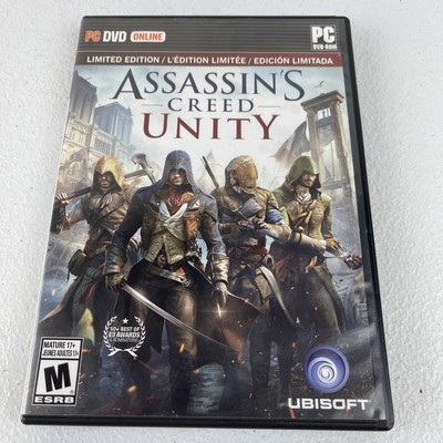 Assassin's Creed Unity PC DVD-ROM 2014 Limited Edition Ubisoft Complete ...