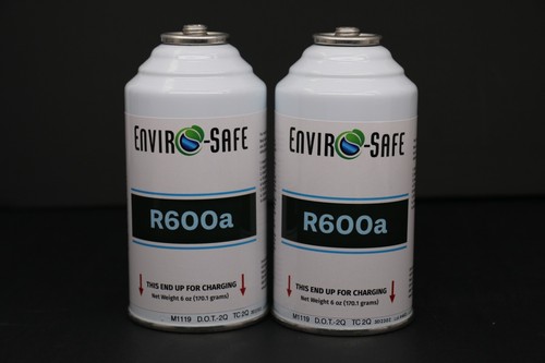 Enviro-Safe R-600a Refrigerant Inverted Piercing 6 oz 2 Cans #8070 | eBay