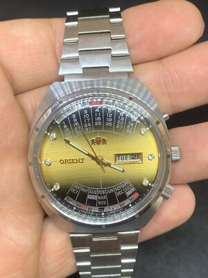 Orient Multi Calendar Automatic Watch Japan Made | eBay UK