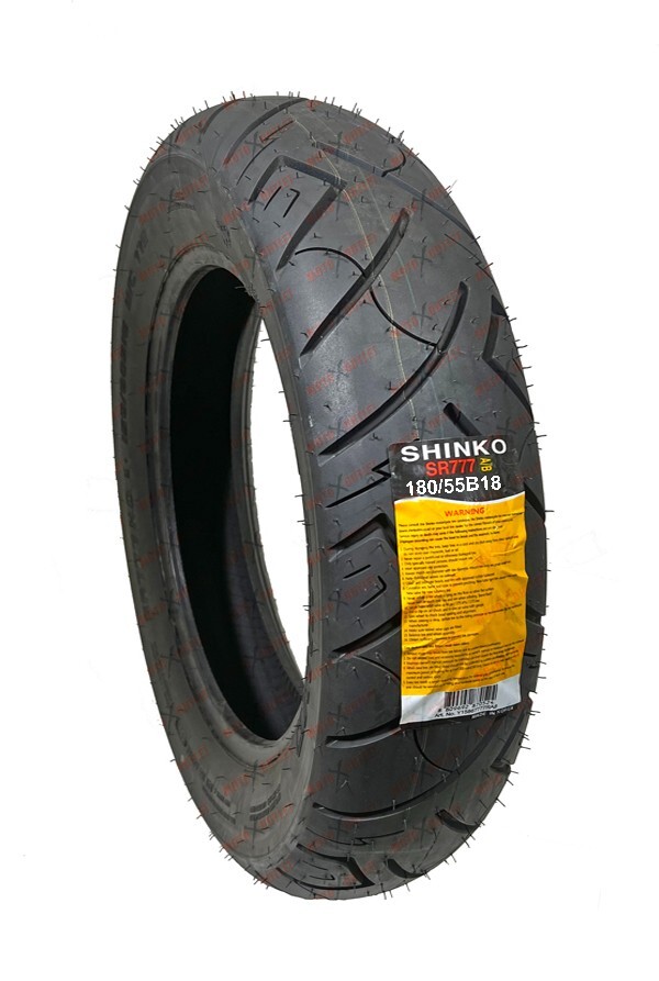 180/55B18 Shinko Motorcycle Tire 777 Rear 180/55-18 Back 180 55 18 ...