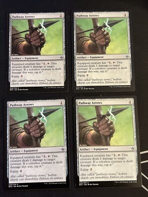 4x Pathway Arrows (225) Battle for Zendikar LP MTG Magic x4 Playset MKE ...
