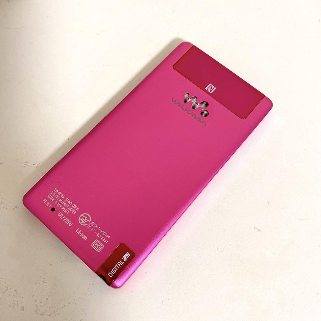 SONY NW-F886 Vivid Pink Walkman 32GB Digital Audio Media Player Hi-Res ...