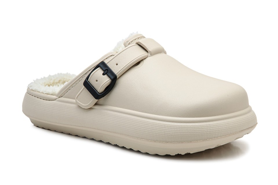 VENECORE Ellis Unisex Men and Women's EVA Fur Lined Clogs Mule Slide ...