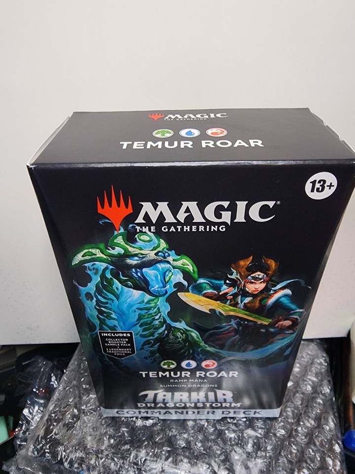 Temur Roar NEW MTG Tarkir Dragonstorm Commander Deck - Magic Cards ...