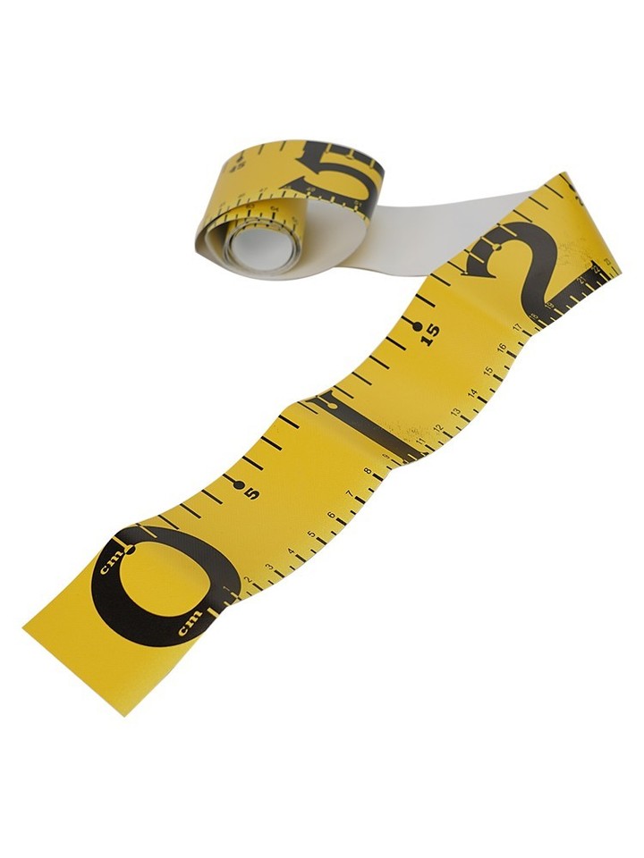 Fishing Ruler PVC Sea Fishing Back Paste Foldable Practical Waterproof ...