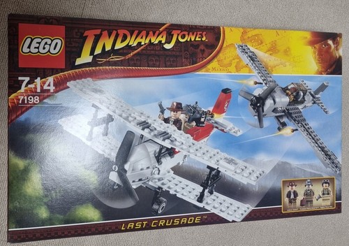 Lego Indiana Jones 7198 Fighter Plane Attack Retired Set Free Expedited ...