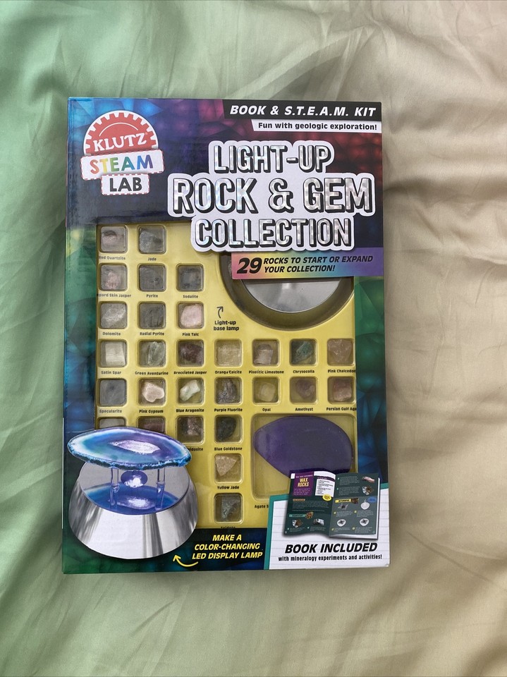 Light-Up Rocks & Gems Collection (Klutz) Hardcover 2021 by Klutz Press ...