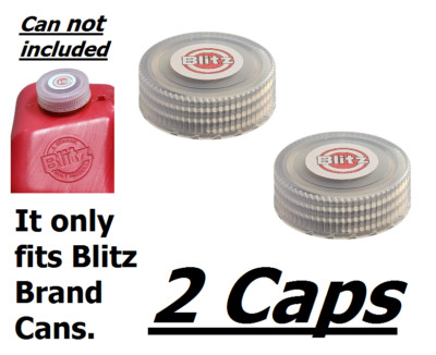 2x BLITZ GAS CAN CAP only fits Blitz Brand Gas Diesel Kerosene Plastic ...