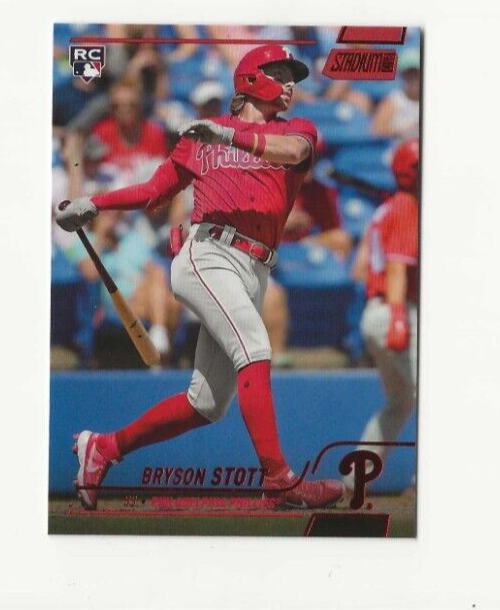 2022 BRYSON STOTT Topps Stadium Club RED PARALLEL ROOKIE - SP NEW HOT LOOK | eBay