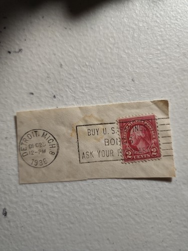 Old Vintage US GEORGE WASHINGTON 2c Red STAMP Used Unchecked - #5860 | eBay