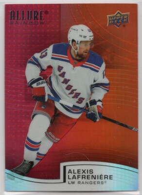 2021-22 Allure Alexis Lafreniere #R-53 Rangers Rainbow Red/Orange | eBay