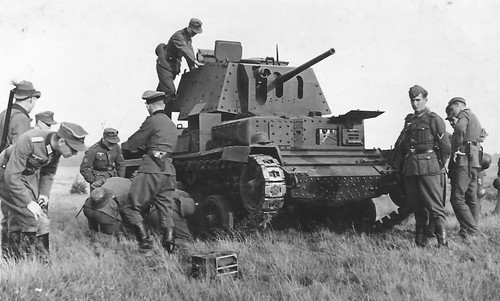 WWII B&W Photo British Tank Cruiser Mk II A10 Captured by Germans WW2 ...