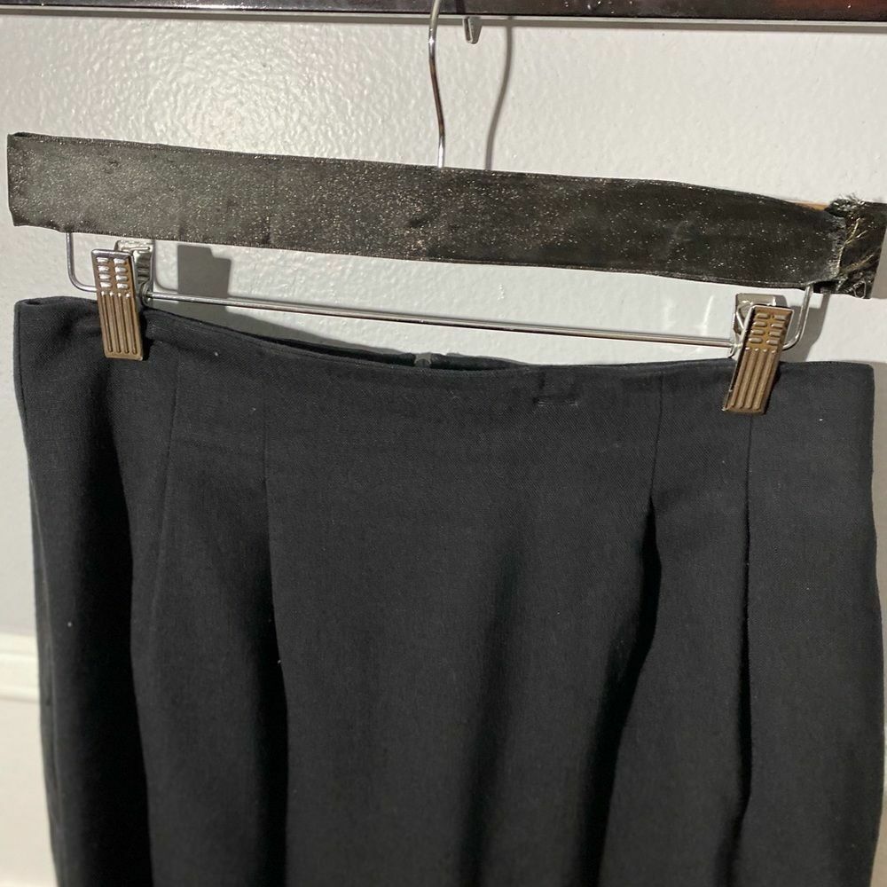 Michele Classic Black Pencil Skirt Size 10 Polyester Nylon Blend Ebay