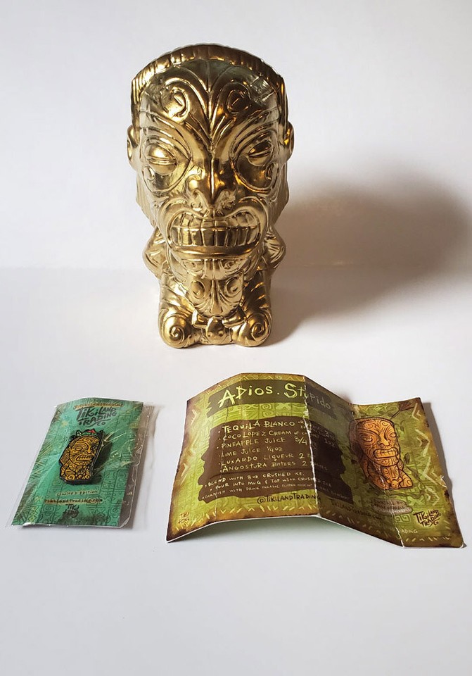 Tiki Tony Tikiland Cannibal of Doom Raiders of the Lost Ark Gold Tiki ...