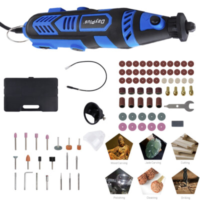 80PCS Rotary Modelling Tool Set accepts Dremel Accessories Hobby Drill ...