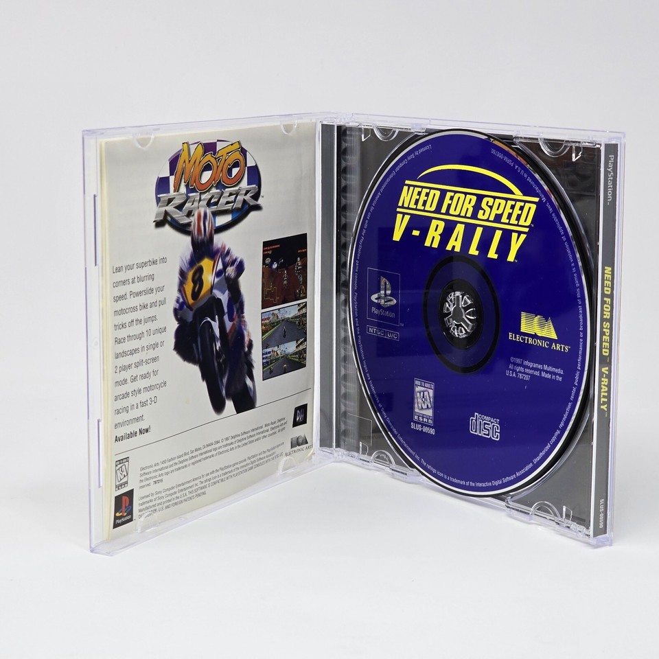 Need for Speed: V-Rally (PlayStation 1 PS1) CIB COMPLETE & TESTED ...
