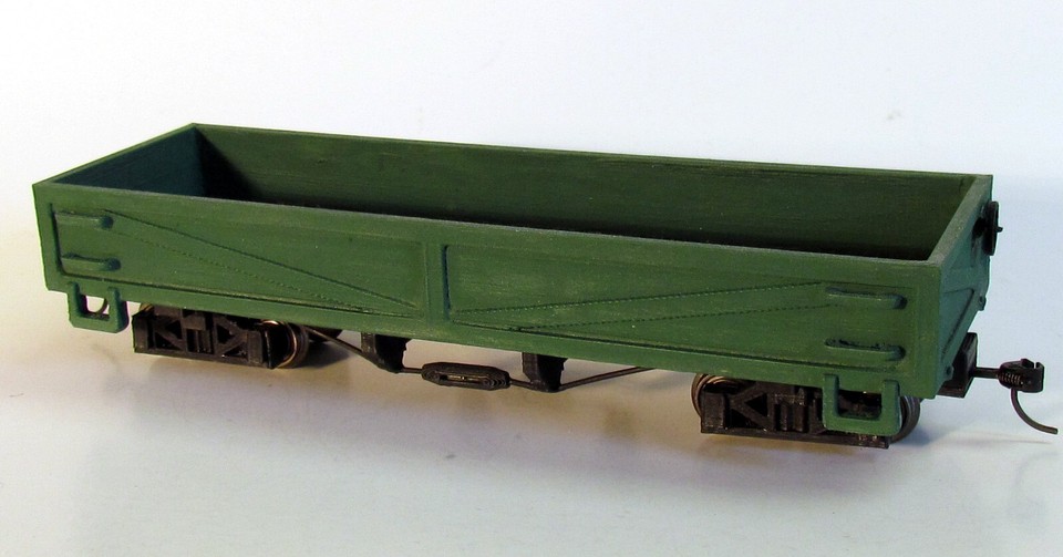 3d Printed On30 1/48 scale narrow gauge model railroad 25ft Gondola car ...