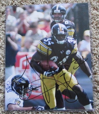 VERRON HAYNES AUTOGRAPH SIGNED 8 x 10 PHOTO PITTSBURGH STEELERS RARE | eBay
