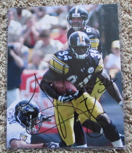 VERRON HAYNES AUTOGRAPH SIGNED 8 x 10 PHOTO PITTSBURGH STEELERS RARE | eBay