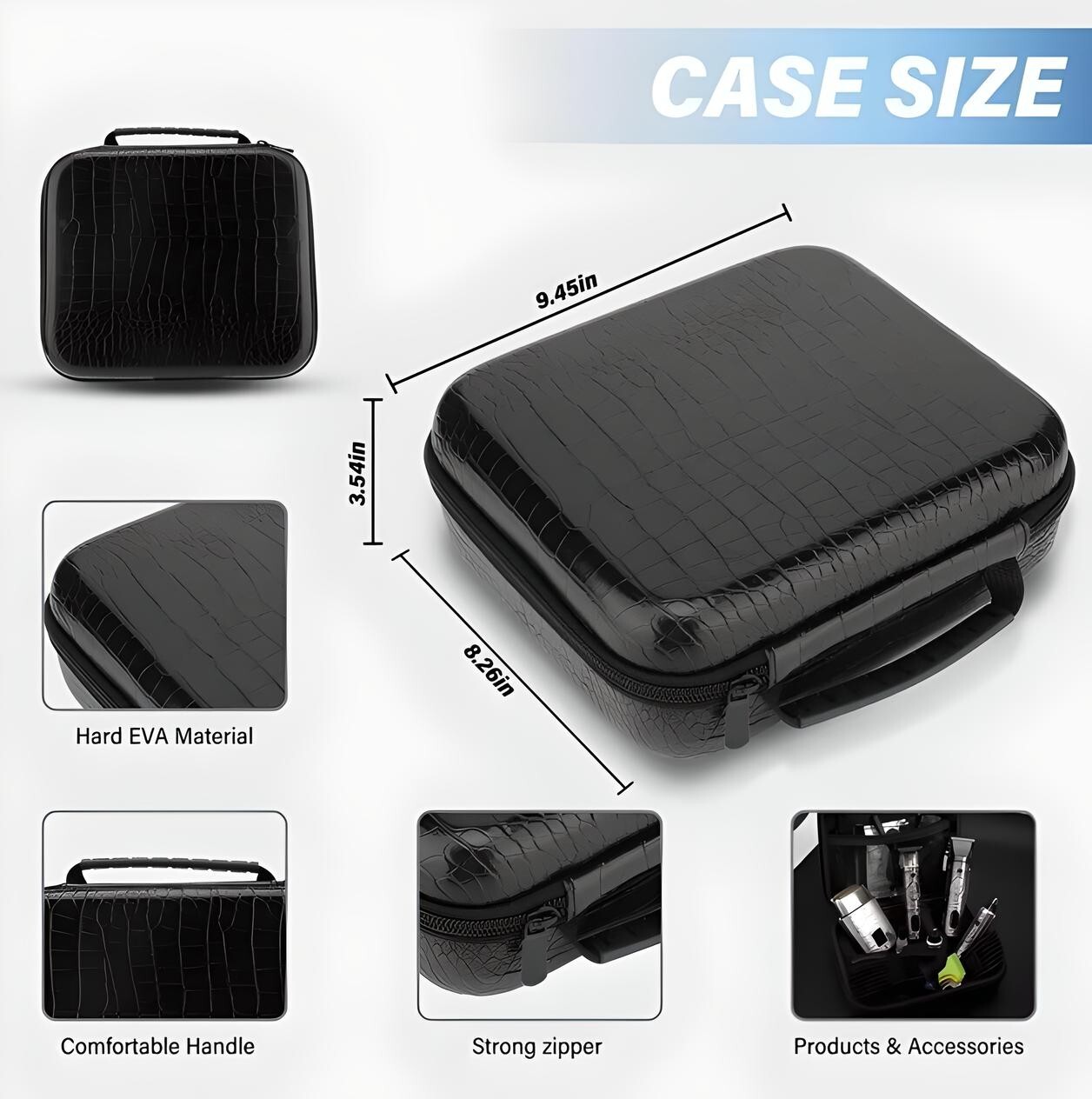 Hair Clipper men Trimmer Cordless Haircut metal body Grooming Kit T ...