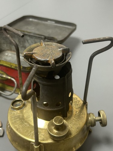 COMPLETE VINTAGE PRIMUS Model No 96 PARAFFIN CAMP STOVE UNTESTED MADE ...