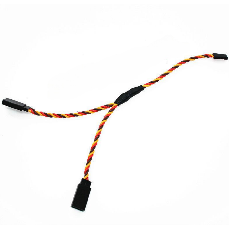 5Pcs/Set 3Pin RC Servo Splitter Cable 1 Male to 2 Female For JR For ...