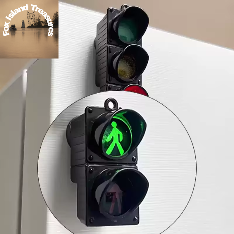 New Traffic Light Magnetic Refrigerator Stickers Traffic Toy Pedestrian ...