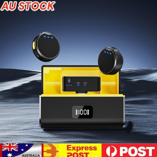 Wireless Microphone with Magnetic Clip Mini Microphone with Noise ...