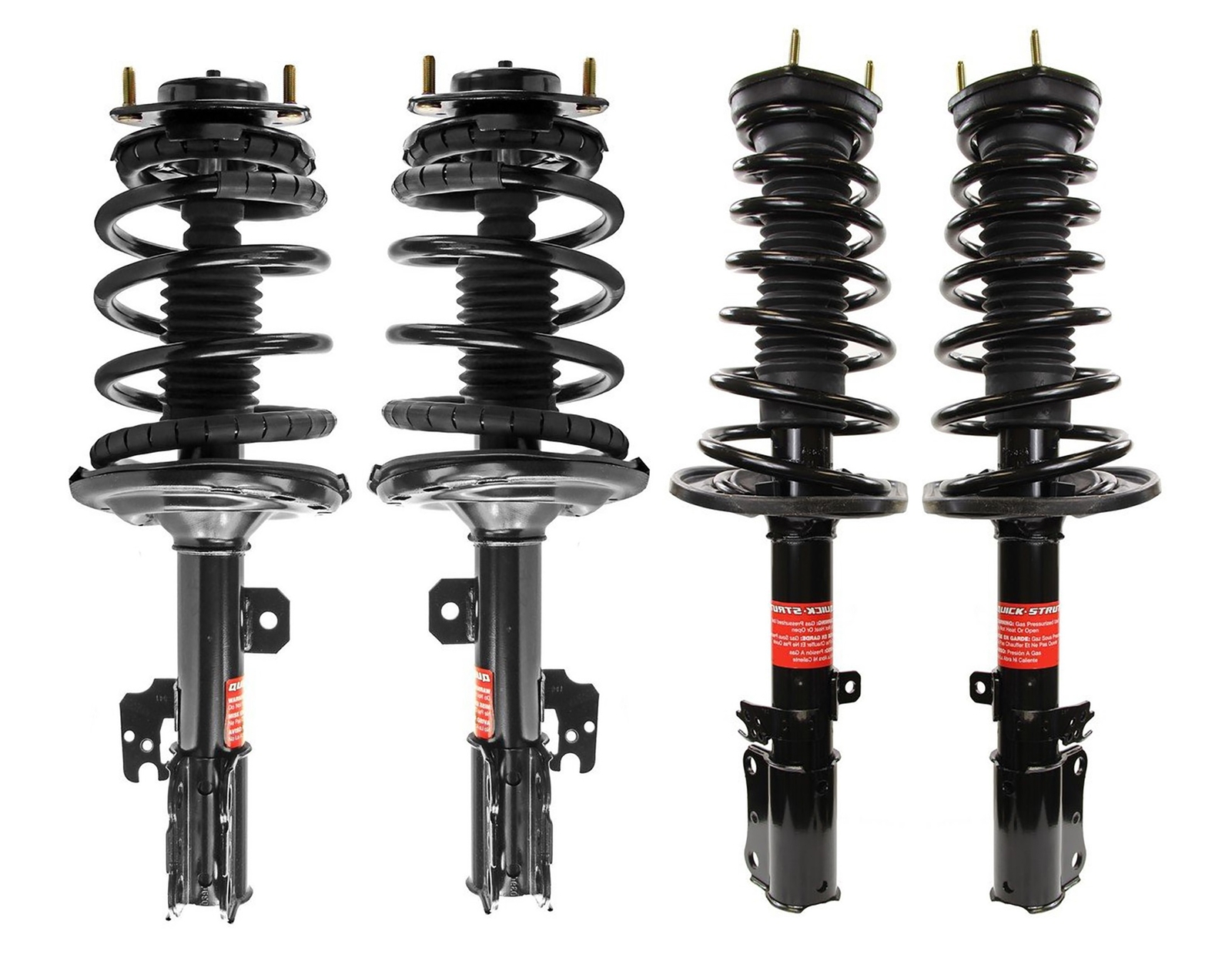 Monroe Quick-Strut Front & Rear Strut Coil Spring Kit For Lexus ES350 ...