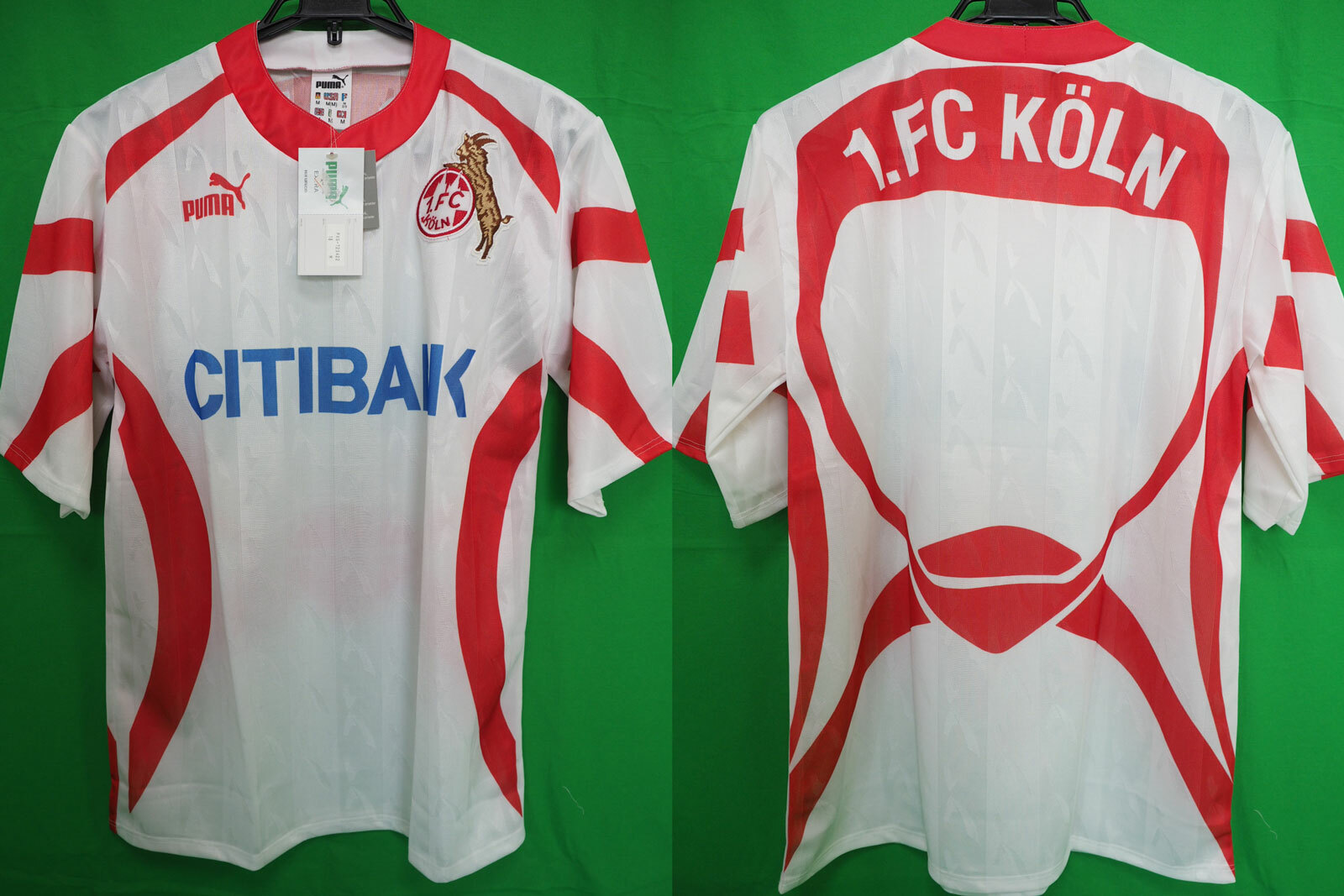 1992-1993 FC Koln Köln Retro Vintage Jersey Shirt Trikot Home PEPSI ...