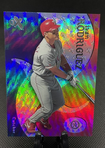 2000 E-X #30 Ivan Rodriguez - Texas Rangers | eBay