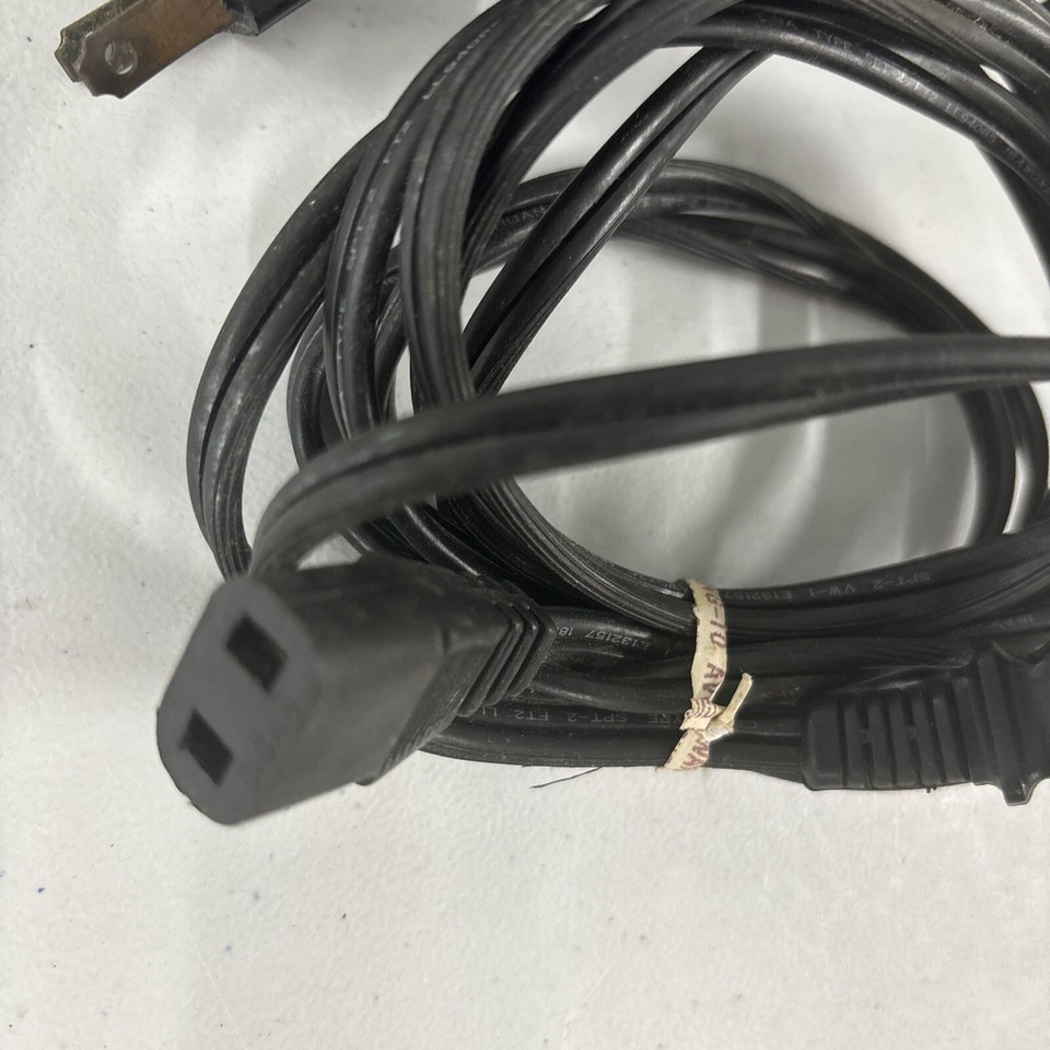 3 - Vintage AC Power Cords, 3 Different Styles | eBay