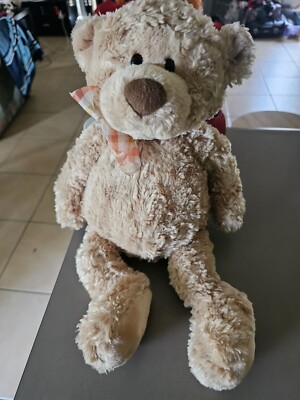 Gund Manni Bear Plush No. 15016 Beige Teddy 42cm | eBay Australia