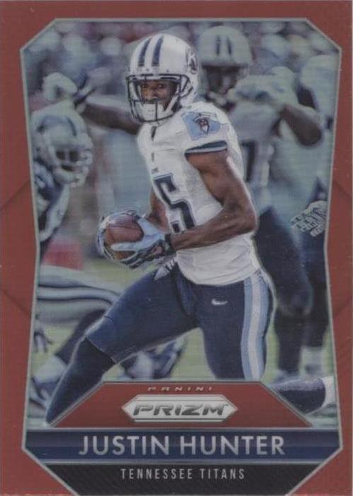 2015 Panini Prizm - Justin Hunter #143 Red Prizm for sale online | eBay