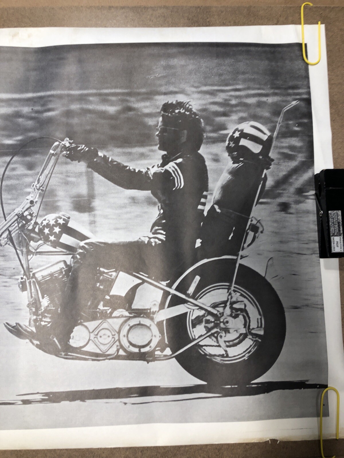 Original Vintage Poster Easy Rider Peter Fonda Motorcycle Chopper Movie ...