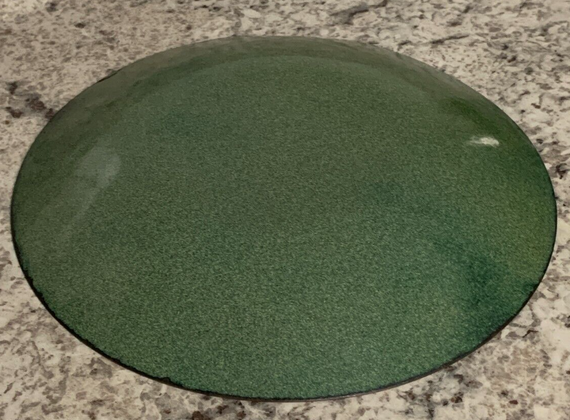 MID CENTURY MODERN Cloisonne Hand Painted Flowers 9 3/4 ENAMEL Copper ...